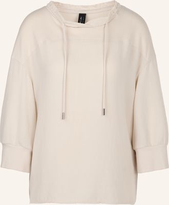 Marc Cain Blusenshirt Im Materialmix Mit 3/4-Arm weiss