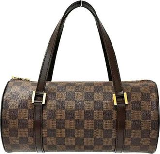 Louis Vuitton Sac &agrave; main en toile Damier Pre-owned - Femme - Pre-owned - Brun - Taille: ONE Size