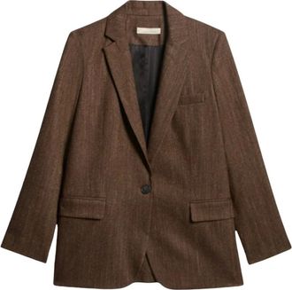Vanessa Bruno Femme, Vestes, Brun, Taille: 34 FR Tilia Blazer