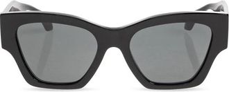 Versace Femme, Accessoires, Noir, Taille: 53 MM Lunettes de soleil g&eacute;om&eacute;triques