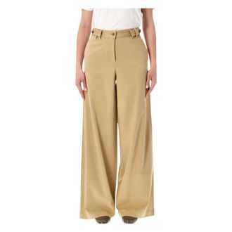 Sessun Damen, Hosen, Beige, SGr&ouml;&szlig;e