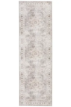 Novel L&auml;ufer, Beige, Textil, K&uuml;che, rechteckig, 80x250 cm, in verschiedenen Gr&ouml;&szlig;en erh&auml;ltlich, waschbar, pflegeleicht, leicht zusammenrollbar, Teppiche & B&ouml;