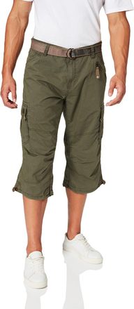 Timezone Herren Loose Milestz Shorts, Muddy Green, 31W EU