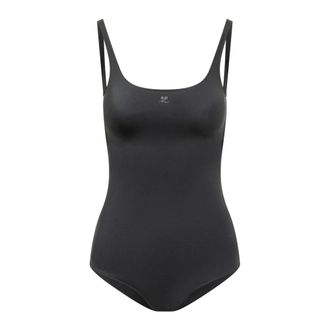 Courr&egrave;ges Femme, Maillots de bain, Noir, Taille: 40 FR Maillot de bain une pi&egrave;ce avec d&eacute;coupe