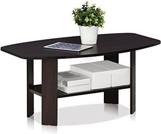 Furinno Simple design Table Basse, Noyer Fonc&eacute;, Bois, One Size
