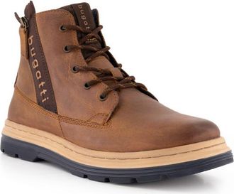 Bugatti Herren Schnürboots braun Glattleder