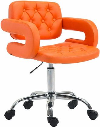 Clp Chaise de travail Dublin en Similicuir Orange