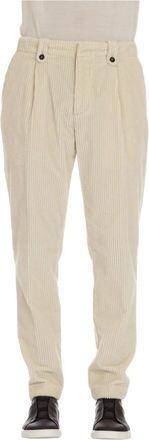 Eleventy Straight Leg Corduroy Hosen - - Trousers - Herren - Beige - W34