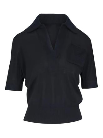 Dorothee Schumacher collared pocket top - Schwarz