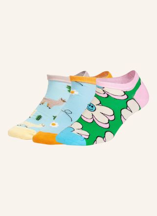 DillySocks Dillysocks Sneakersocken Short Animal Attire blau