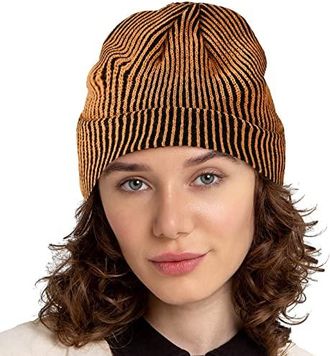 Generic Bonnet Femme Hiver Bonnet Femme Chapeau Femme Hiver Confortable Classique - Ray&eacute; Laine Acrylique Hiver, Coupe Oreilles Chaude, Style Europ&eacute;en pour &Eacute;qu