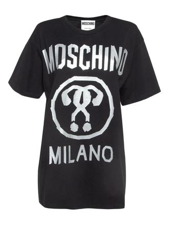 Moschino t-shirt à logo imprimé - Noir