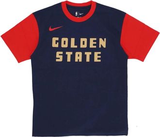 Nike City Edition Basketball Tee Goldwar Navy - - Sport - Herren - Blau - XL