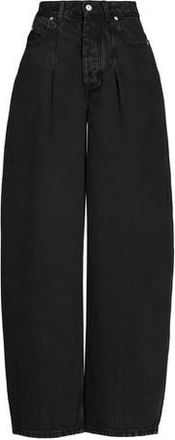 Jacquemus Jean de -nîmes ovalo Baumwolle - Schwarz