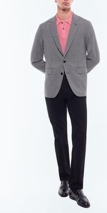 Fursac Veste en laine &agrave; motif pied de coq - Taille 46 - Homme