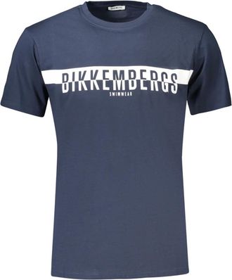 Dirk Bikkembergs Homme, Tops, Bleu, Taille: XL T-shirt &agrave; manches courtes