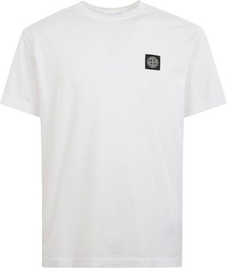 Stone Island Herren, Oberteile, Wei&szlig;, LGr&ouml;&szlig;e