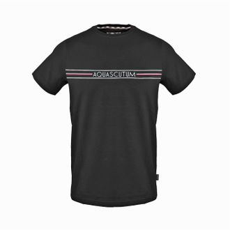 Aquascutum T-Shirt f&uuml;r Herren, Logo (Schwarz)