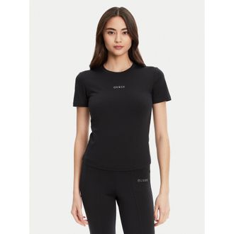 Guess T-Shirt V5RI10 KCD02 Schwarz Regular Fit
