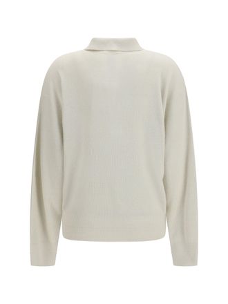 Calvin Klein Womens Long-Sleeve Sweater White Silk