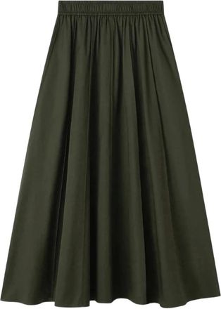 Joseph Femme, Jupes, Vert, Taille: 34 FR Manar A-line midi skirt