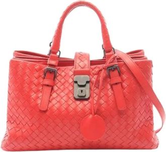 Bottega Veneta Pre-owned Cuir sacs-main - Femme - Pre-owned - Rouge - Taille: ONE Size