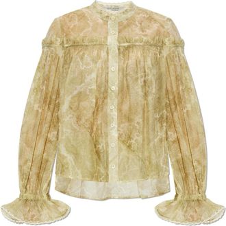 AllSaints Femme, Blouses et Chemises, Vert, Taille: 40 FR Delphine Shirt