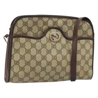 Gucci Sac bandouli&egrave;re vintage Pre-owned - Femme - Pre-owned - Beige - Taille: ONE Size