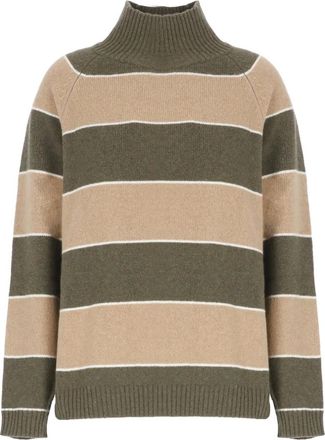 KANGRA Femme, Pulls, Vert, Taille: 38 FR Pull &agrave; col roul&eacute;