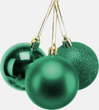 Shatchi 60 mm/6 Stück Weihnachtskugeln, bruchsicher, smaragdgrün, Weihnachtsbaumschmuck, Kugel, Ornamente, Kugeln, Weihnachtsdekoration, Urlaubsdekoration, gl