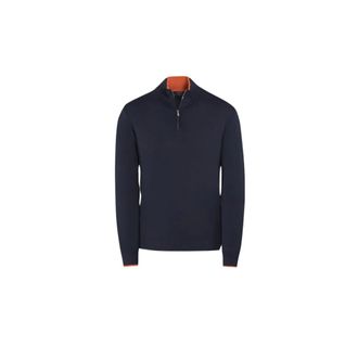 Moorer Homme, Pulls, Bleu, Taille: XL Pull l&eacute;ger en maille