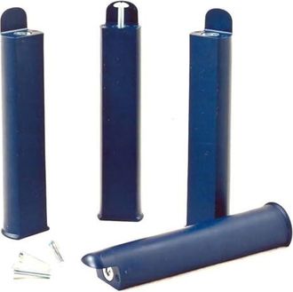 Altobuy PLAST - Jeu de 4 Pieds 28 cm Bleus pour Cadre à Lattes