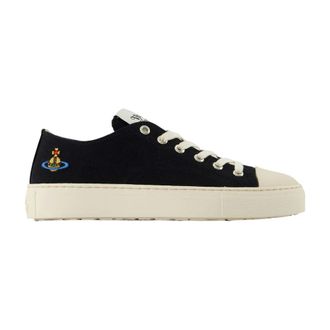 Vivienne Westwood Femme, Chaussures, Noir, Taille: 40 EU Plimsoll Low Baskets
