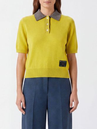 Marni Polo en maille en pur cachemire avec col et trois boutons