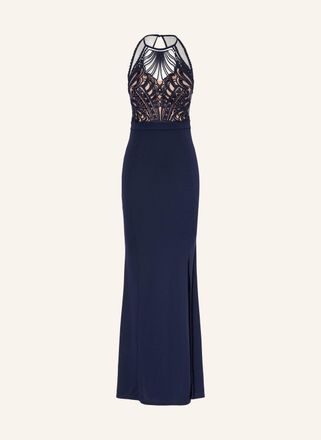 Lipsy Abendkleid Mit Spize blau