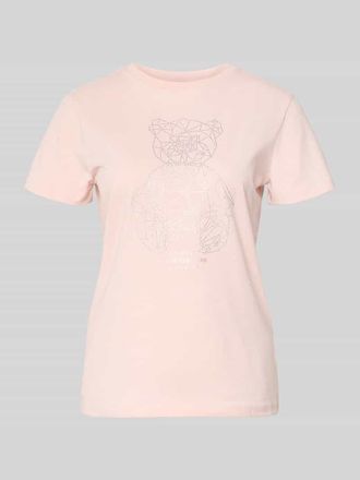 Guess T-Shirt mit Ziersteinbesatz und Rundhalsausschnitt