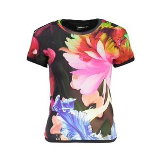 Desigual Femme, Tops, Multicolore, Taille: 40 FR T-shirt &agrave; manches courtes