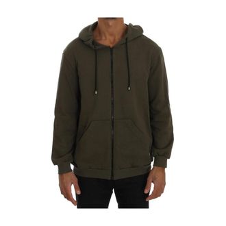 Daniele Alessandrini Kapuzenpullover mit durchgehendem Rei&szlig;verschluss - - Sweatshirts & Hoodies - Herren - Gr&uuml;n - L