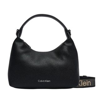 Calvin Klein Petit sac bandouli&egrave;re avec sangle en toile - Femme - Sacs - Noir - Taille: ONE Size