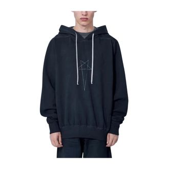 Rick Owens Oversized Hoodie - - Sweatshirts & Hoodies - Herren - Schwarzk - S
