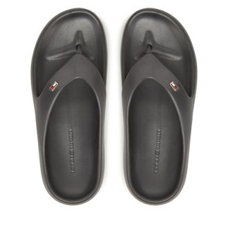 Tommy Hilfiger Zehentrenner Tommy Hilfiger Th Comfort Beach Sandal FW0FW08522 Grau