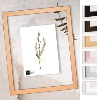 Bildershop-24 Doppelglas - Doppelverglasung Rahmen Doppelglasrahmen Bilderrahmen London Buche (Dekor) mit Acrylglas 29.7x42 cm DIN A3 wählbare Größen