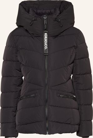 Khujo Khujo Steppjacke Hersch Mit Herausnehmbarer Blende Und Kapuze schwarz