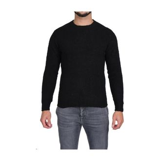 FILIPPO DE LAURENTIIS Rundhals-Pullover - - Knitwear - Herren - Schwarzk - 2XL