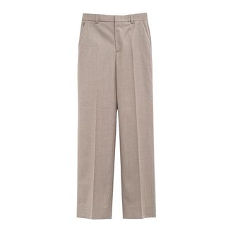 Gucci Straight Leg Hose - - Trousers - Damen - Beige - S