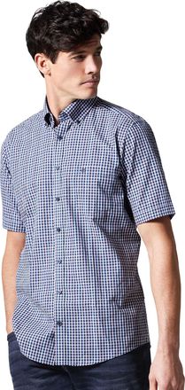 Casamoda Freizeithemd Kurzarm kariert Comfort Fit