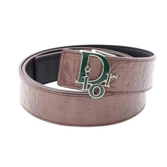 Dior Pre-owned Lacklederg&uuml;rtel - - Pre-owned - Damen - Braun - ONE SIZE