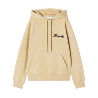 Lanvin Homme, Sweatshirts et sweats &agrave; capuche, Beige, Taille: M Ribbon Sweat &agrave; capuche