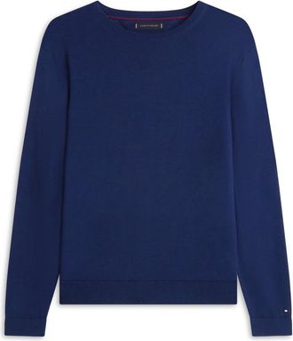 Tommy Hilfiger Leichter Strick-Pullover mit Lyocell und Logo-Stickerei in
