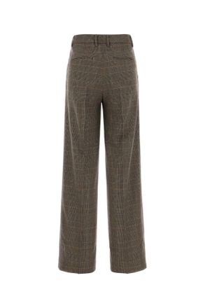 Pantaloni Torino Womens Embroidered Wool Blend Lola Pant Multimarrone Pantaloni Trousers